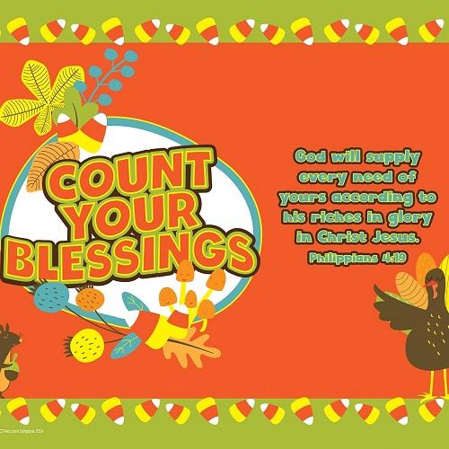 FREE Count Your Blessings Devotional for Kids - Thanksgiving Devotion