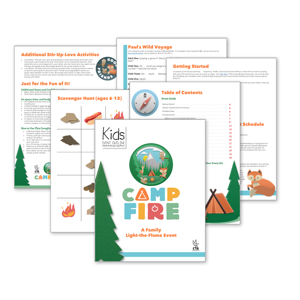 Campfire Digital Event Guide for Kids Ministry