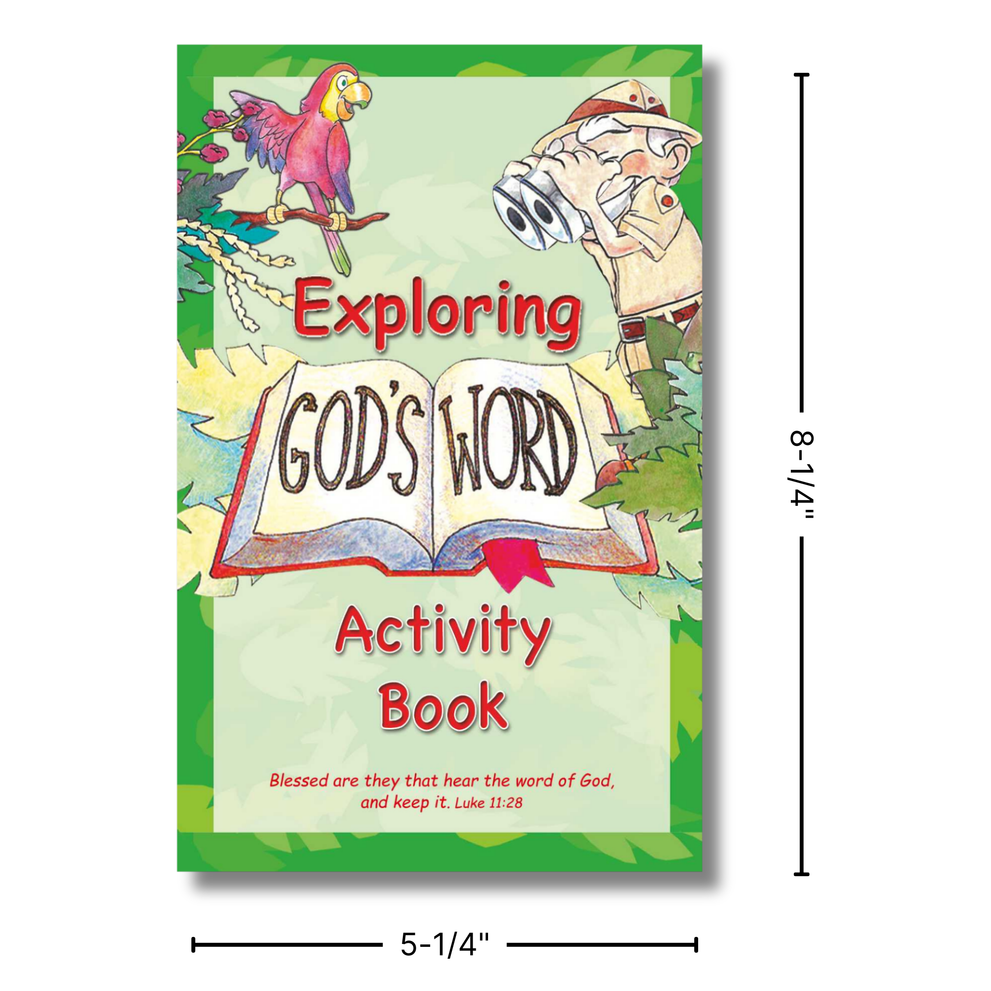 Christian Activity Book for Kids Ages 7-11