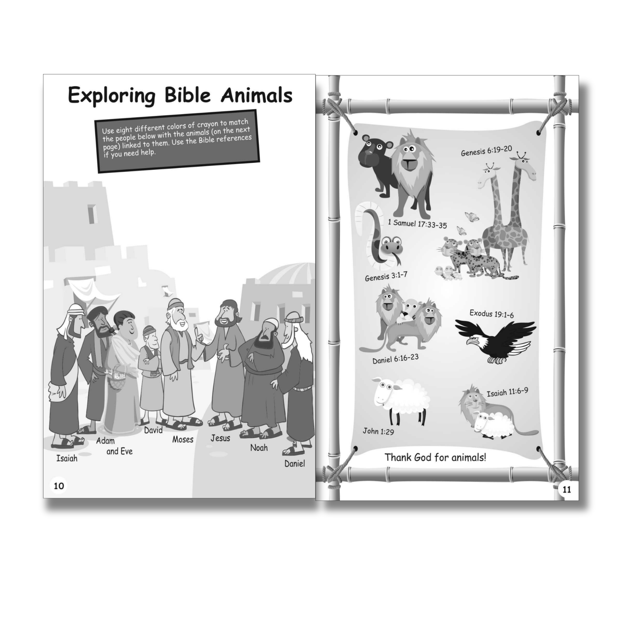 Christian Activity Book for Kids Ages 7-11