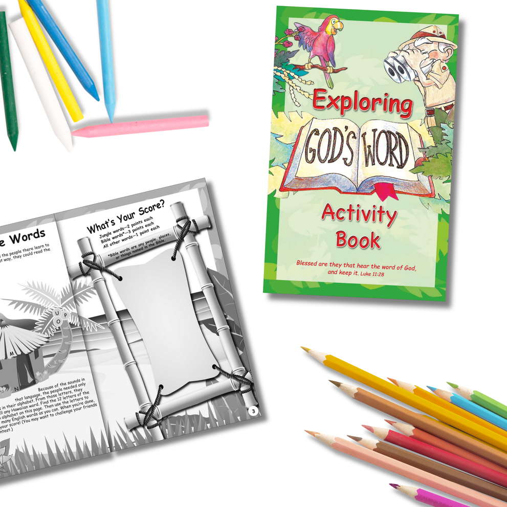 Christian Activity Book for Kids Ages 7-11