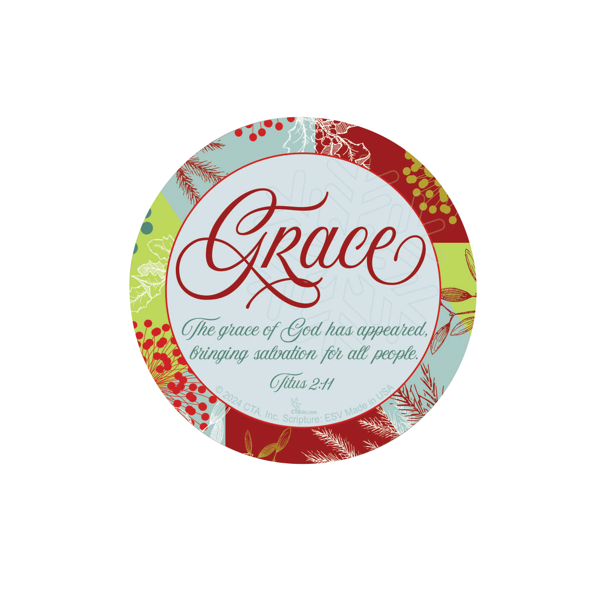 Christian Magnet with Bible Verse