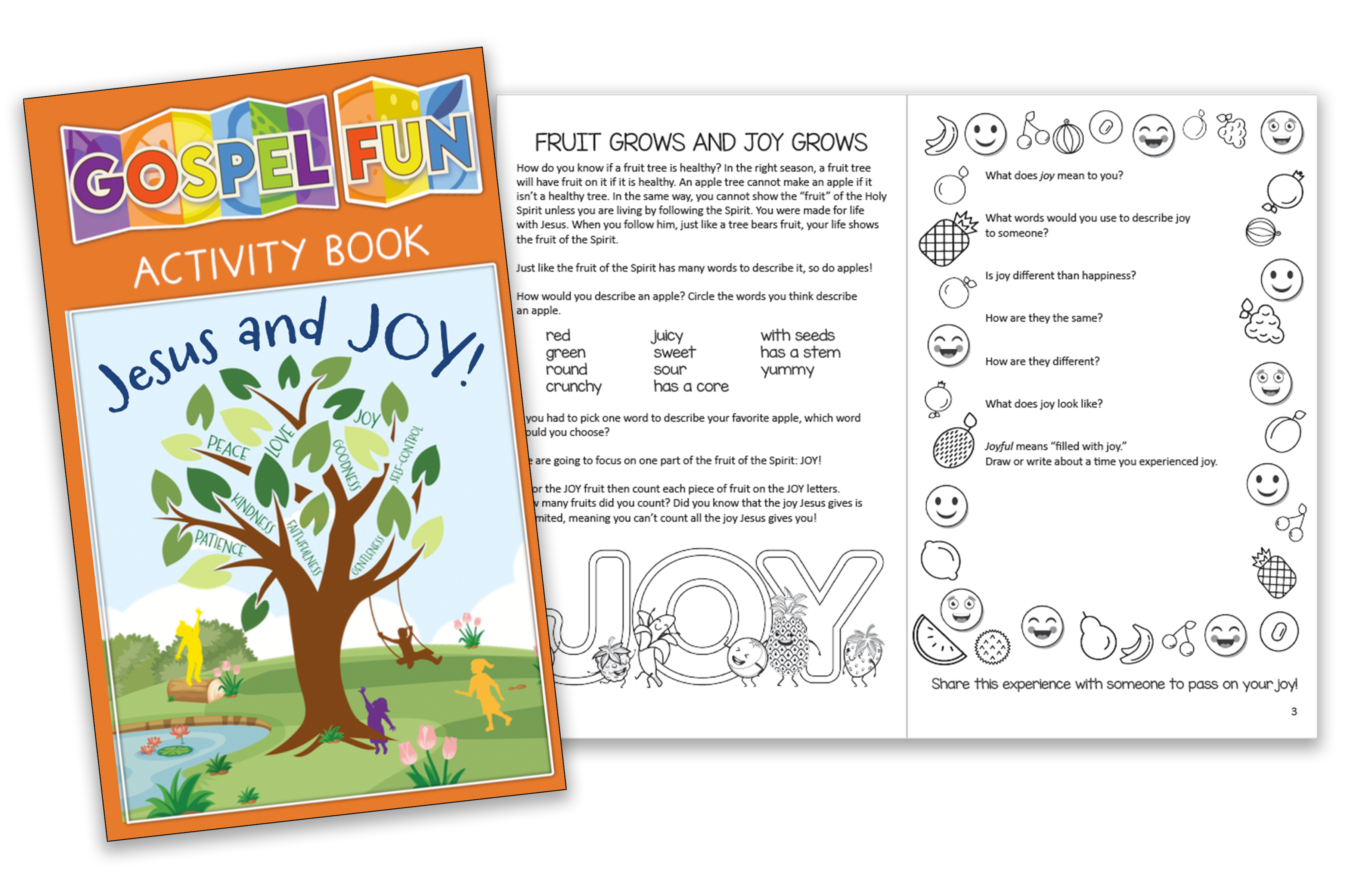 Jesus and JOY Gospel Fun Activity Book