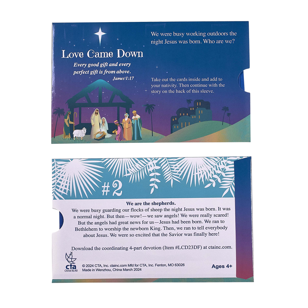 Build-Your-Own Nativity Set for Kids Ministry & Families