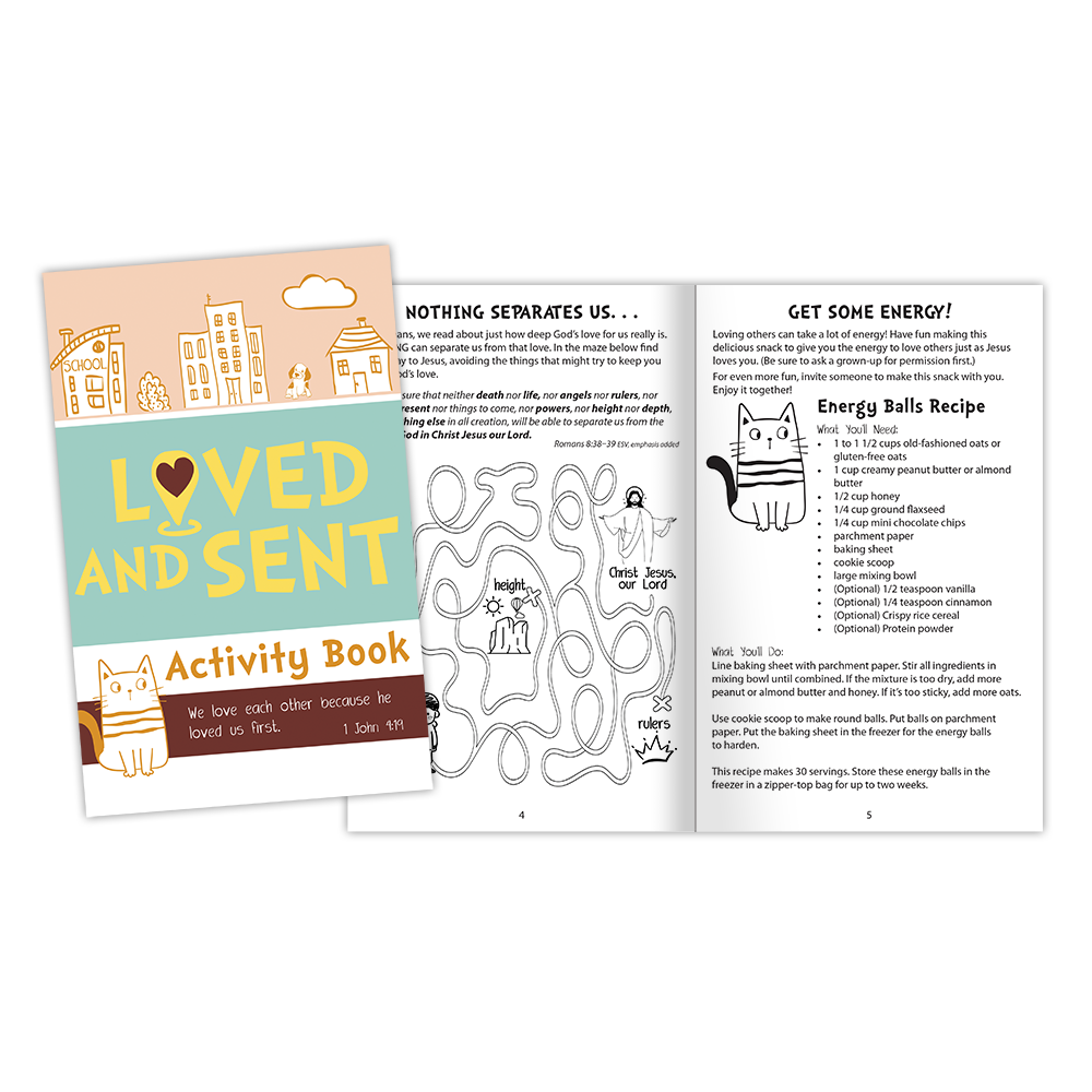 Loved and Sent Activity Book
