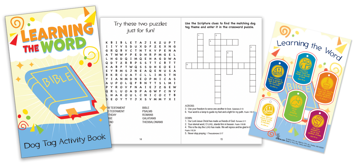 Learning the Word Bible Activity Books and Stickers Kit