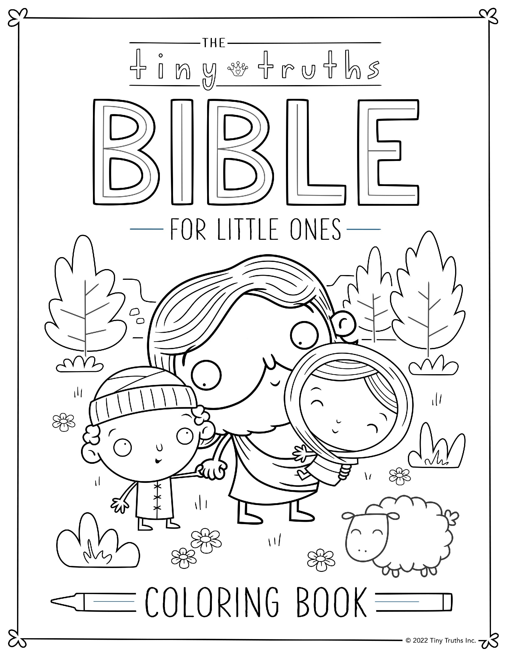 DIGITAL DOWNLOAD Tiny Truths Bible for Little Ones Coloring Pages