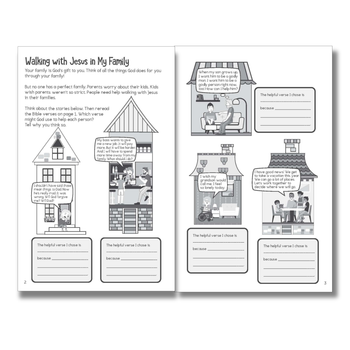 16-Page Activity Booklet - Walking with Jesus