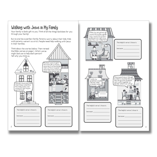 16-Page Activity Booklet - Walking with Jesus