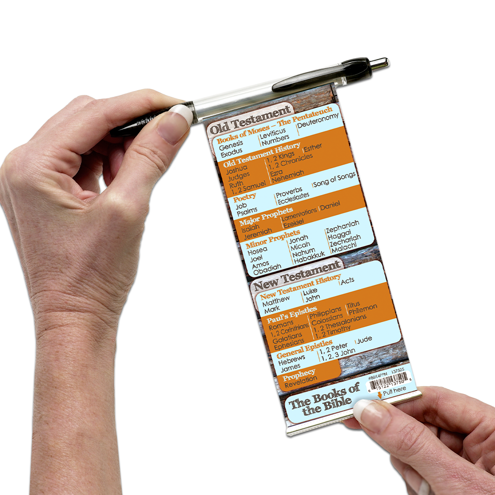Pull-Out Banner Pen - Books of the Bible