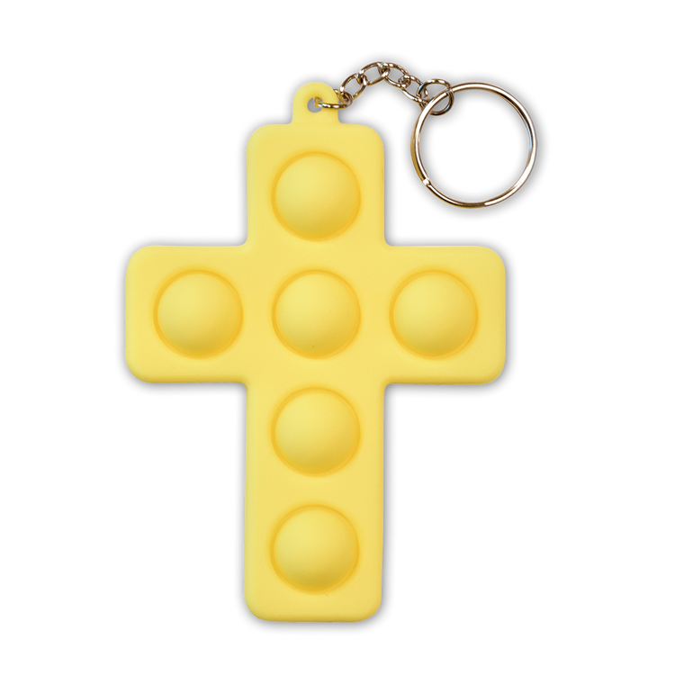 Pop Fidget Cross & Card with Bible Verse