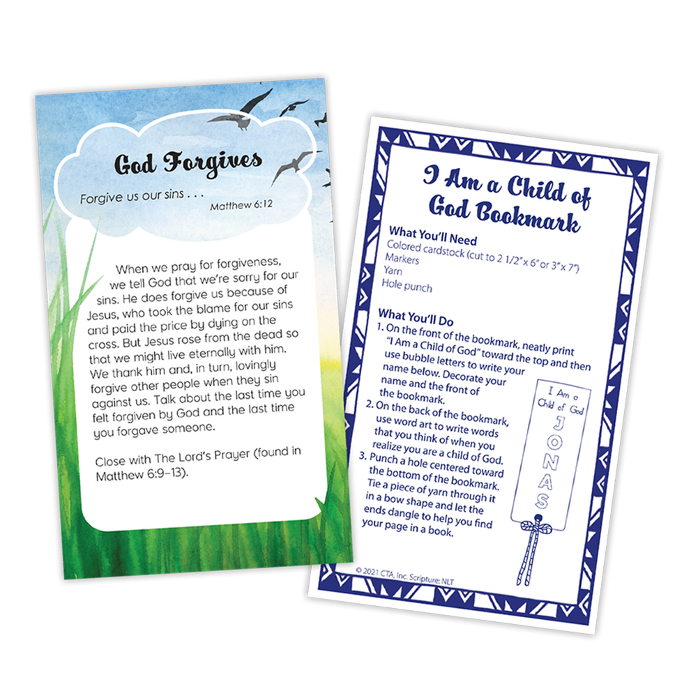 Lord's Prayer Flash Cards