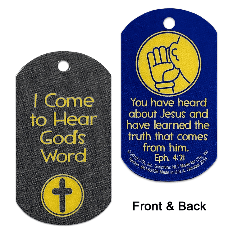 Truth Tags for Children's Ministry - Hear God's Word