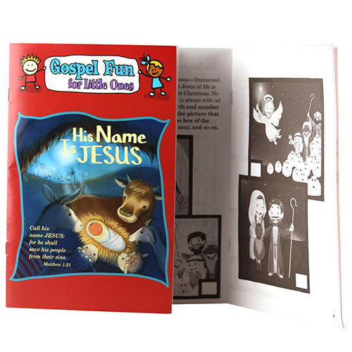 His Name Is Jesus Gospel Fun for Little Ones Activity Book