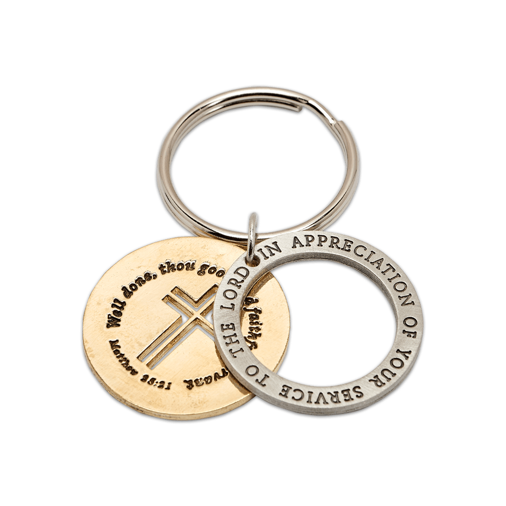 Key Chain in Gift Box - Appreciation of Your Service to the Lord