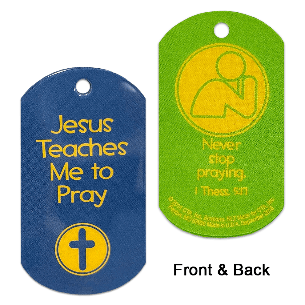 Jesus Teaches Me to Pray Truth Tags for Kids' Ministry
