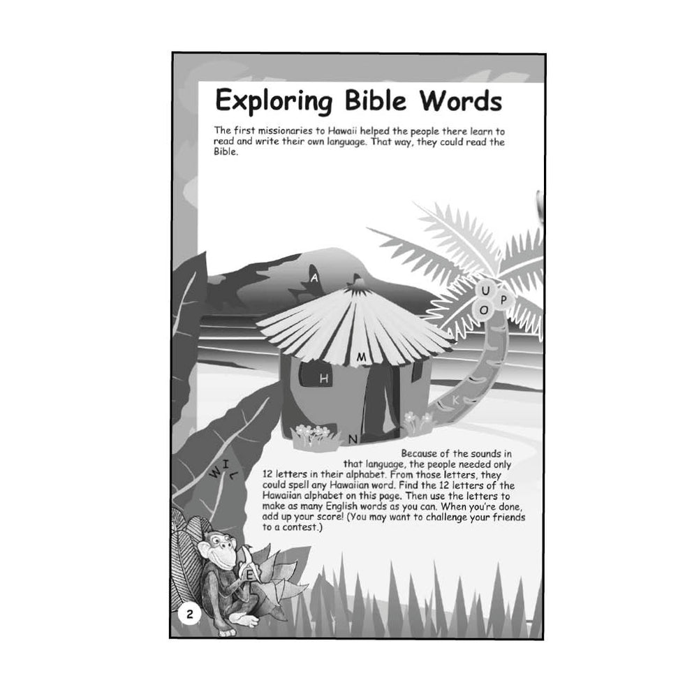 Christian Activity Book for Kids Ages 7-11